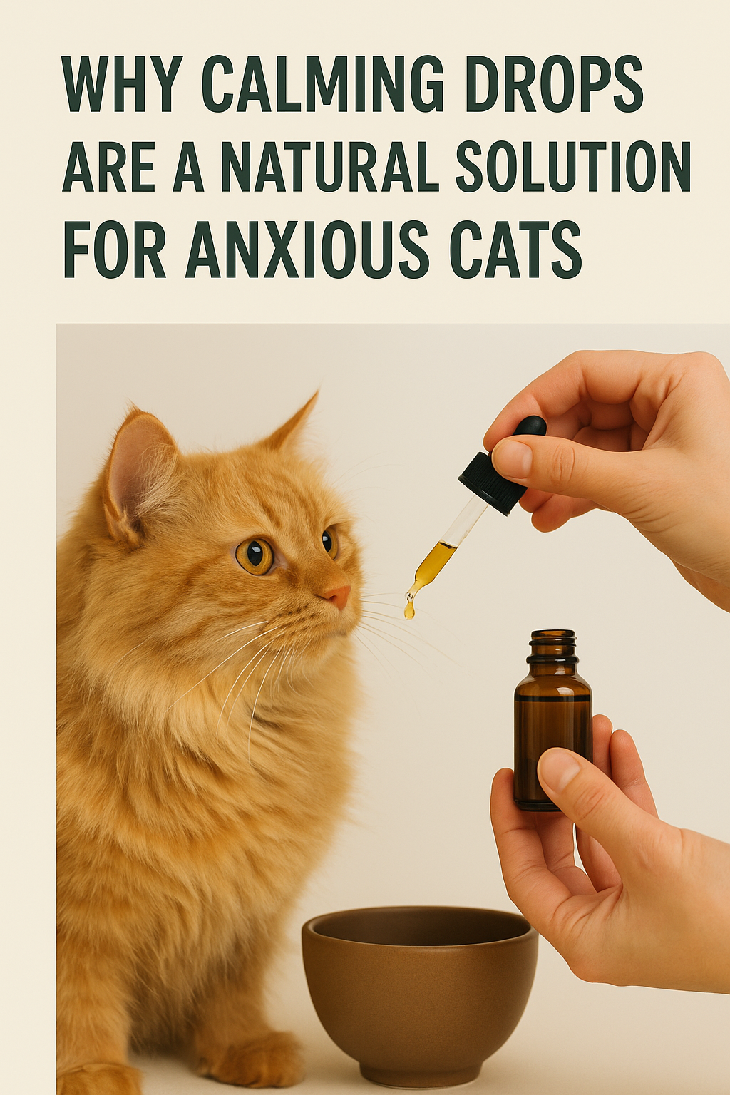 Why Calming Drops Are a Natural Solution for Anxious Cats – Pet Health Pros